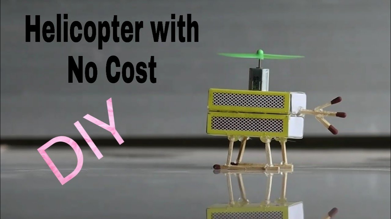 DIY Creative Helicopter Remote Control With No Cost | Diy Art | Toys ...