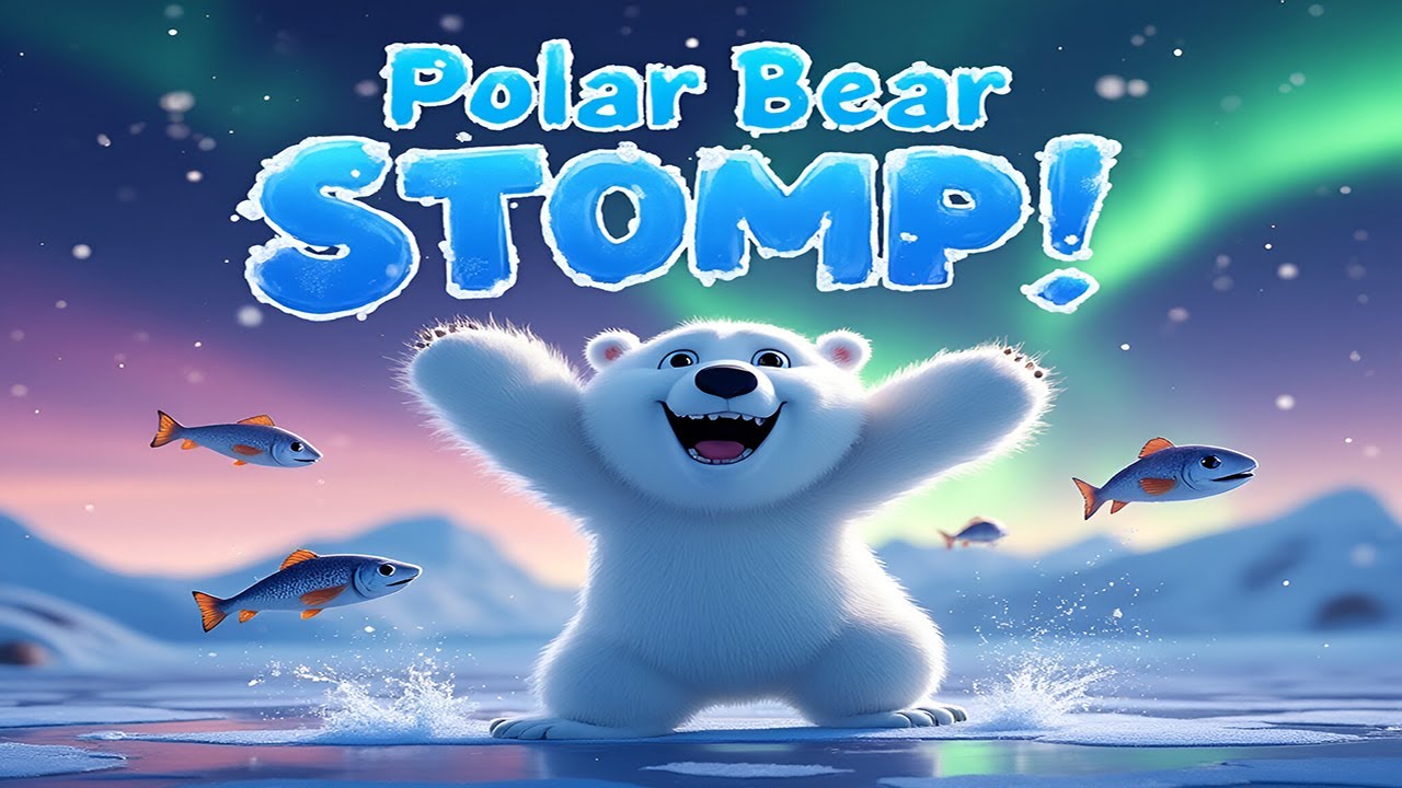Polar Bear Stomp | Arctic Animal Song for Kids | Fun Nursery Rhyme ...