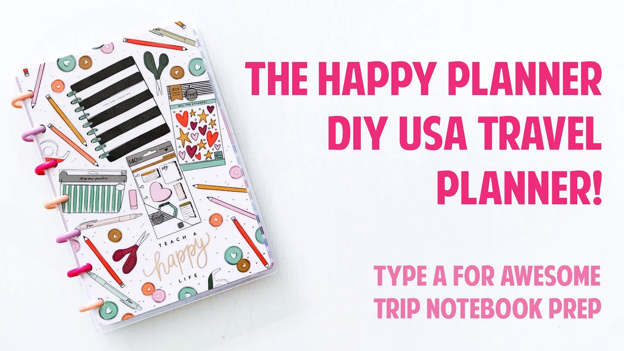 Build Your Own The Happy Planner Travel Planner For America Packing Build Your Own The Happy Planner Travel Planner For America Packing