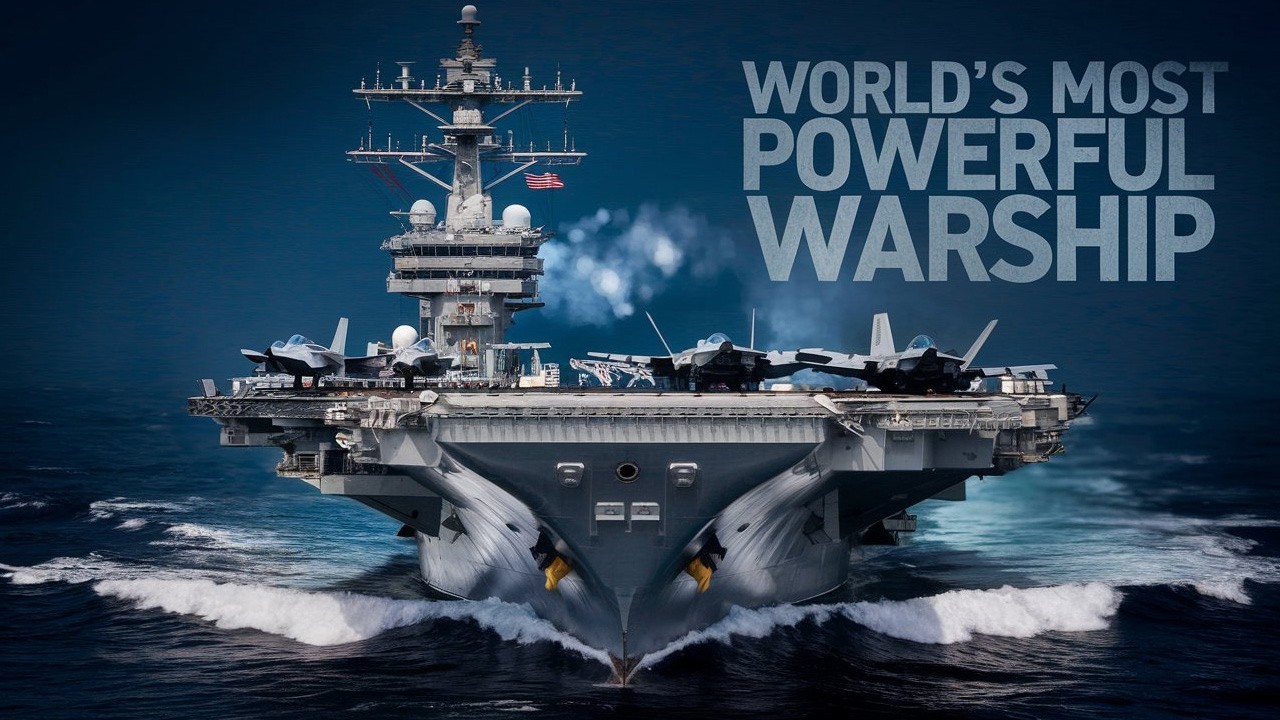 WORLD'S MOST FEARSOME Naval Powerhouse USS GERALD R FORD - YouTube