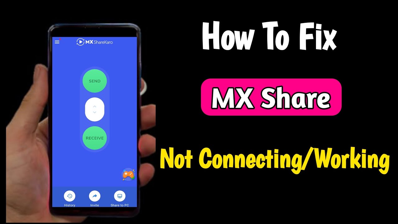 mx share not connecting | mx share not working | mx share nahi chal ...