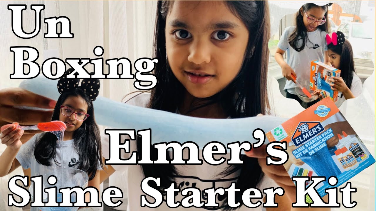 Unboxing a very famous Elmer’s Slime Starter Kit /Review - YouTube