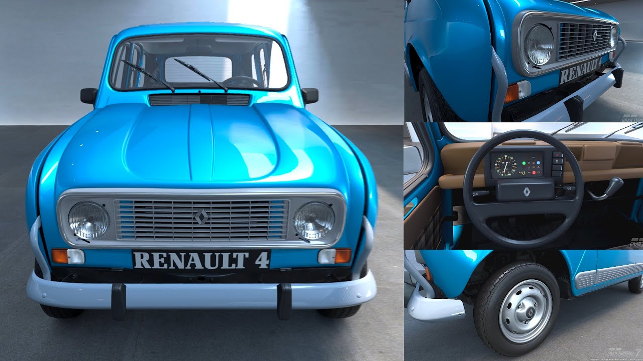 Renault R4 GTL 1985 Gran Turismo 7 VR PSVR2 PS5 GT7 Showroom - YouTube