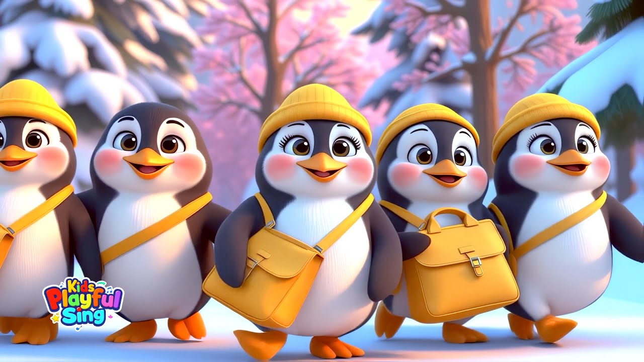five little Penguins song + More Nursery Rhymes & Kids Songs - Kids ...