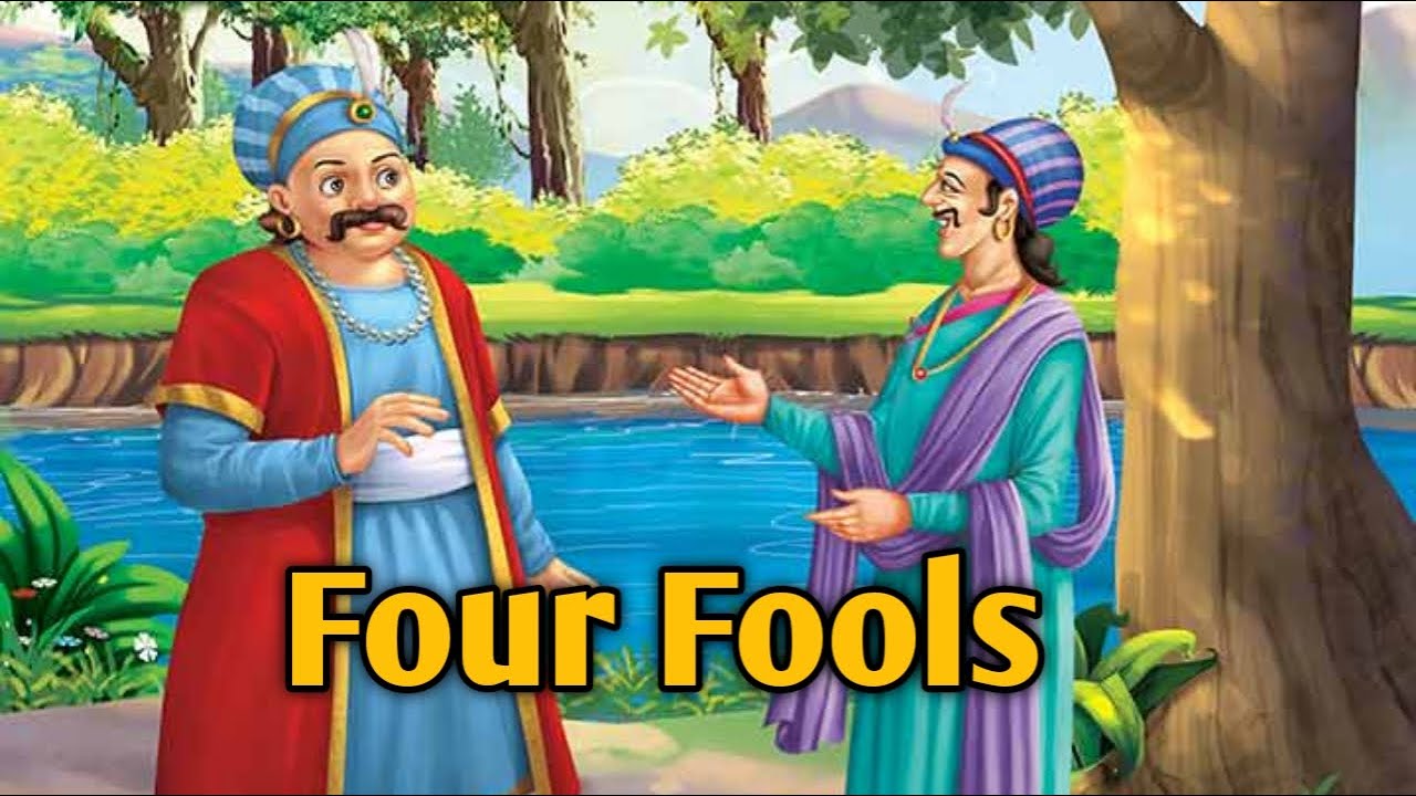 Four Fools. English stories for kids. Moral stories. Kids Stories ...