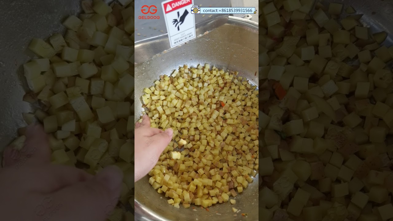 New Video Potato Cube Cutter Automatic Potato Cutting Machine - YouTube