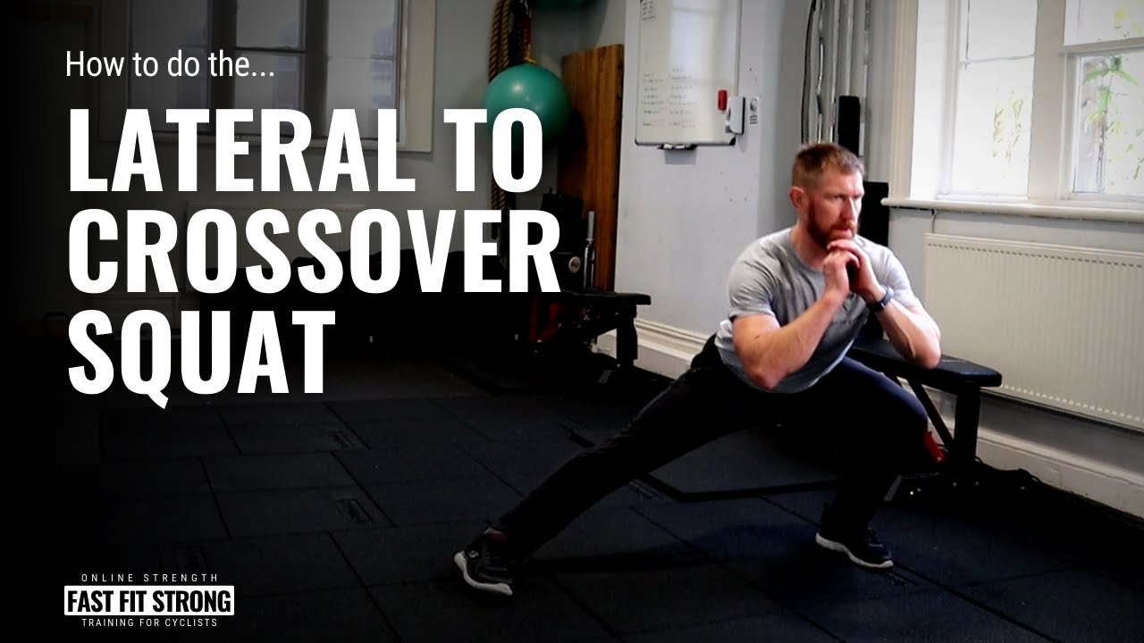 Lateral to Crossover Squat - YouTube