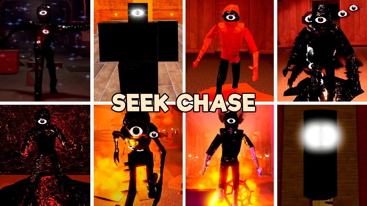DOORS Seek Chase VS 33 Different Seek Chases - YouTube