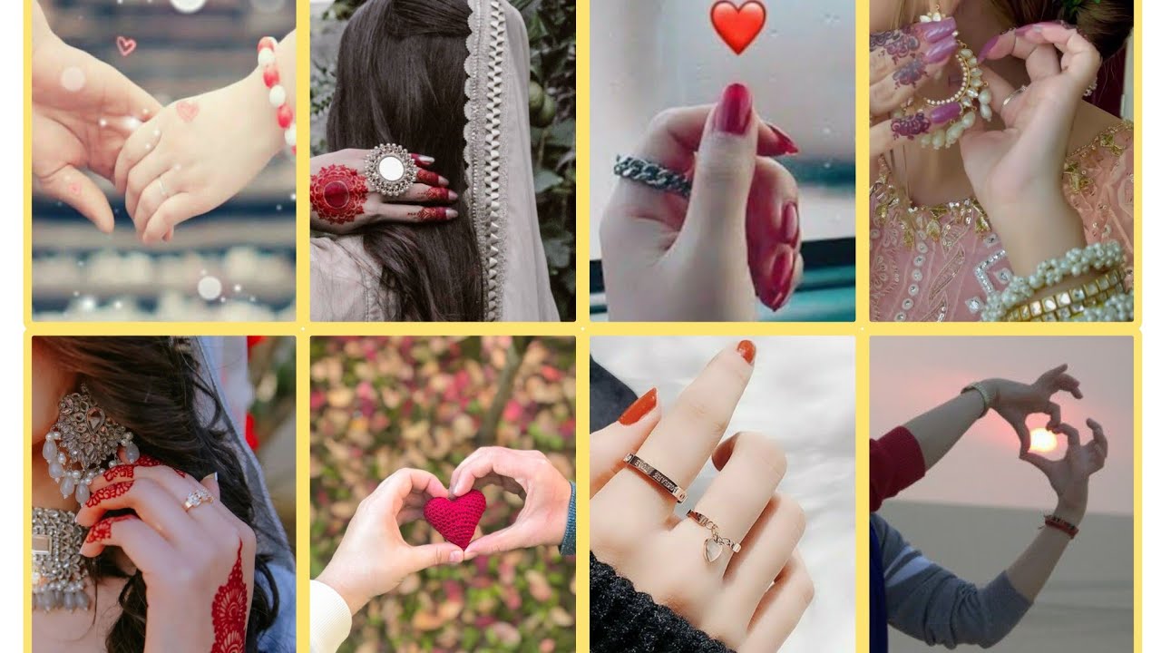 beautiful stylish Dpz for girls#couple Dpz #heart dps #gajra dp ...