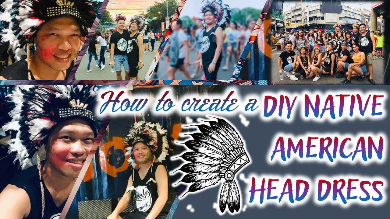 NATIVE AMERICAN COSTUME | HEAD DRESS | WARBONNET | DIY SINULOG HEAD ...