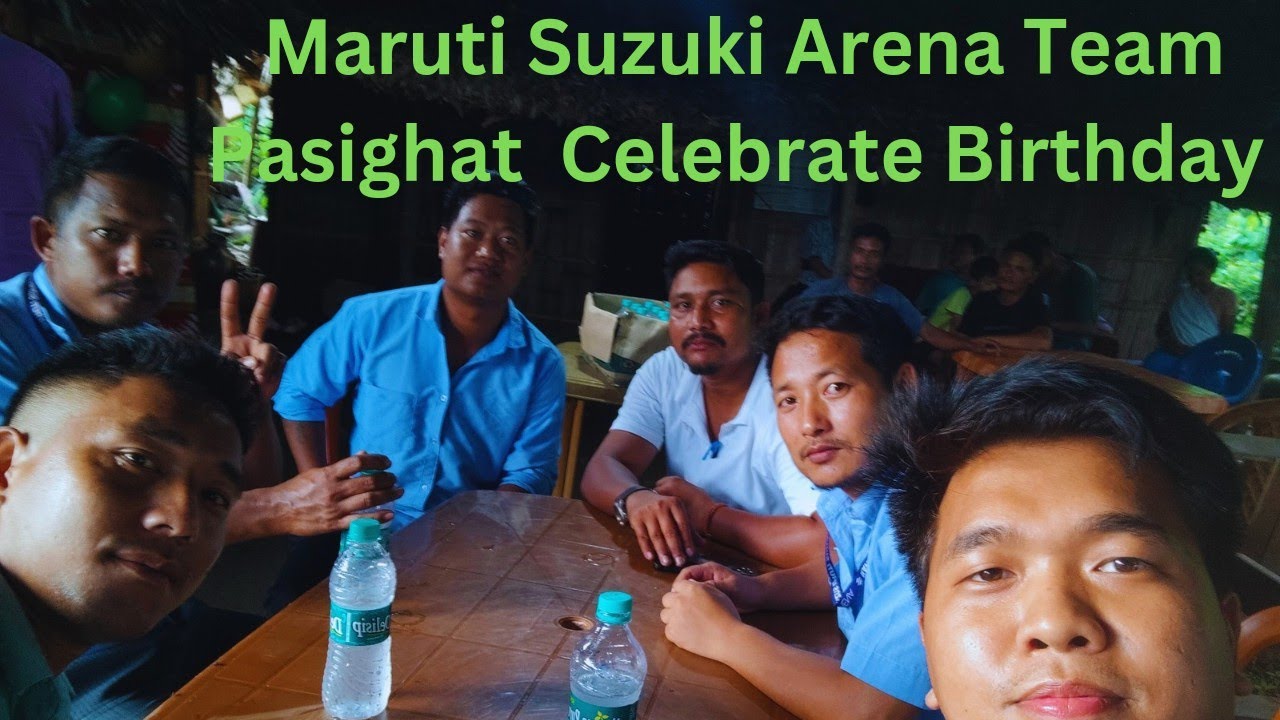Maruti Suzuki team celebrate birthday party - YouTube