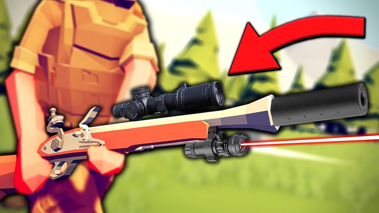 SILENCED BLUNDERBUSS!? TABG Totally Accurate Battlegrounds Gameplay ...