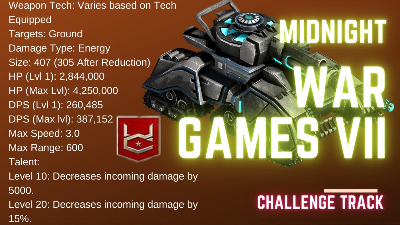 War Commander War Games VII Challenge Track | Free repair event ...