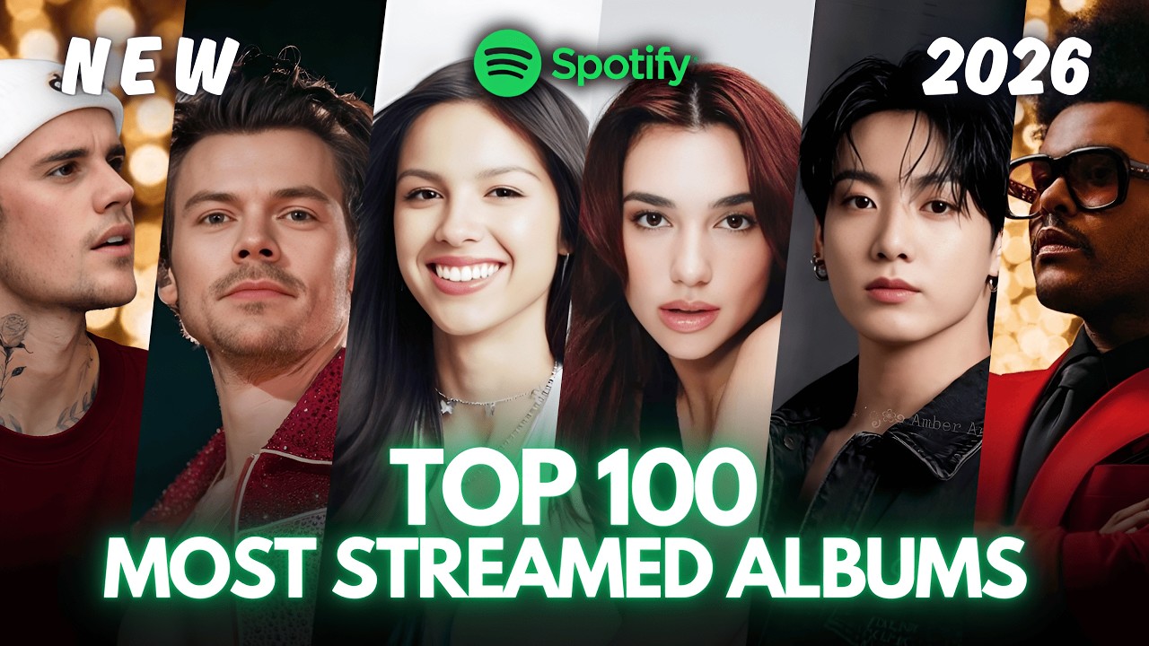 TOP 100 MOST STREAMED ALBUMS ON SPOTIFY (2026) - YouTube