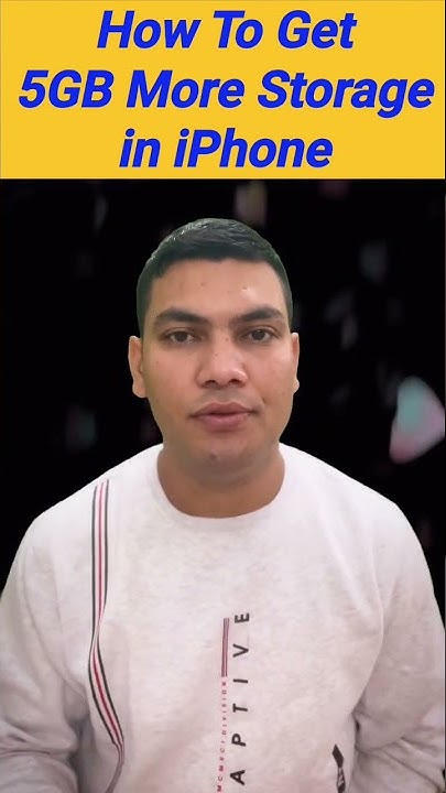 How To Get 5GB Storage Free in iPhone - YouTube