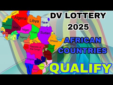 Dv lottery 2025, How many African countries qualify to apply. - YouTube