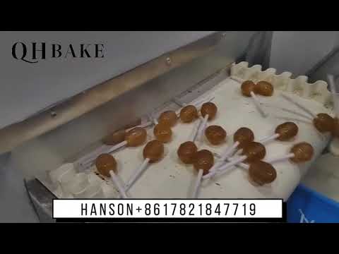 Die forming hard candy making machine line, lollipop production line, center filling hard candy