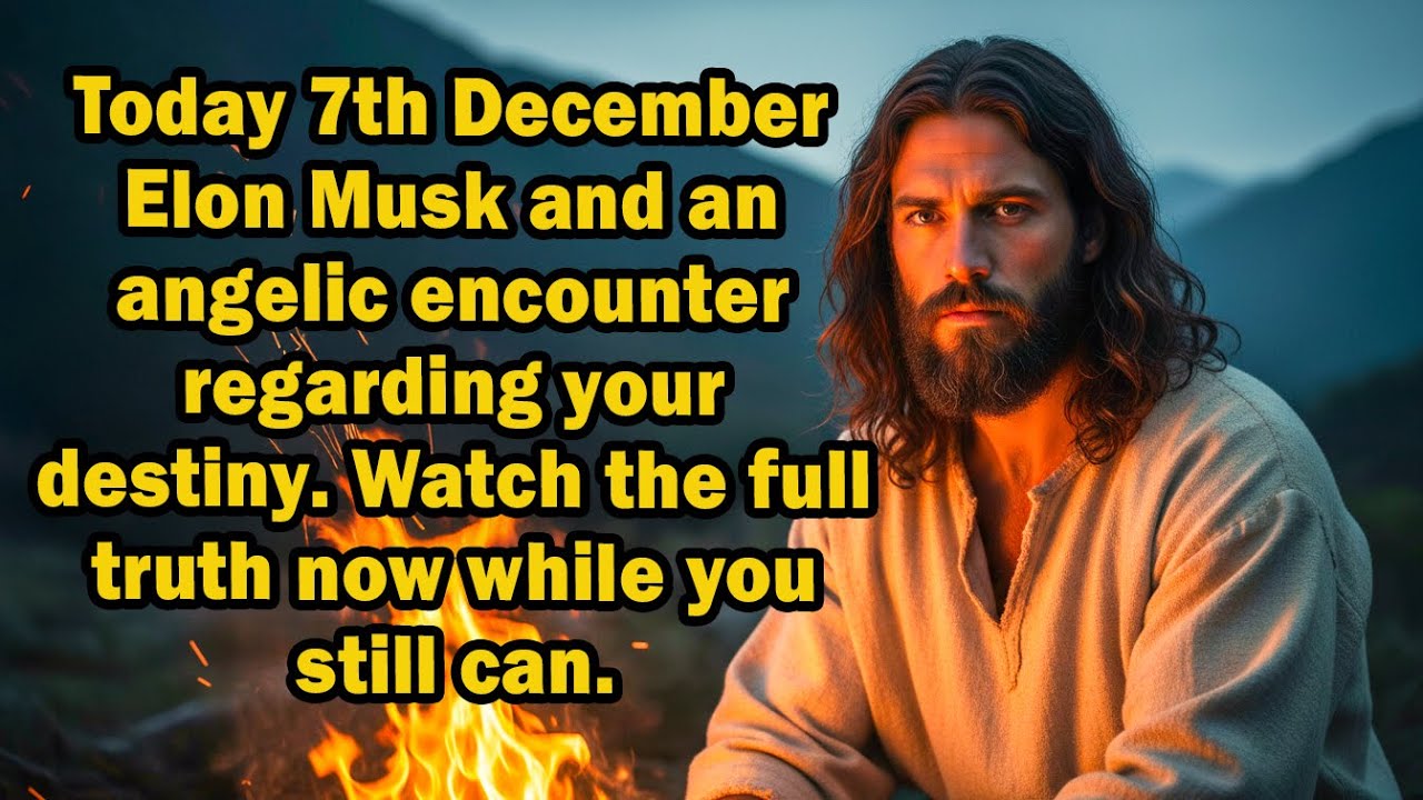 Elon Musk Confirms: "An Angel Told Me This About You..." (Urgent ...