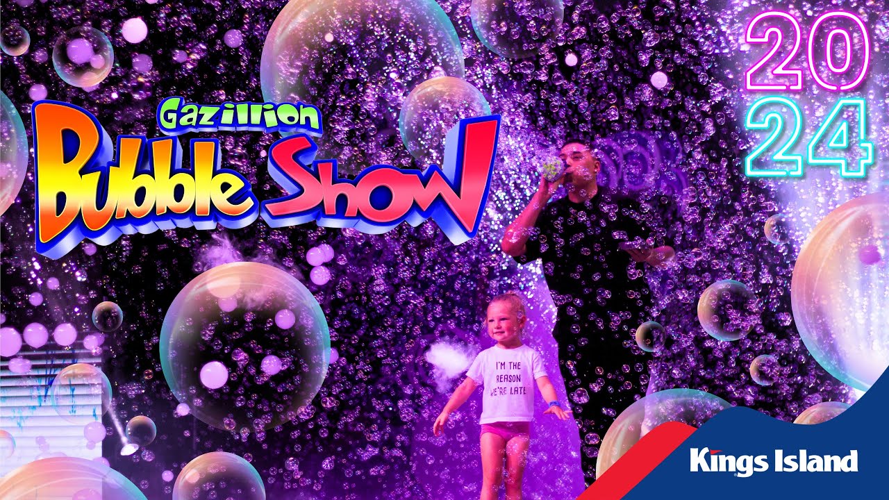 Kings Island - Gazillion Bubble Show 2024 - YouTube