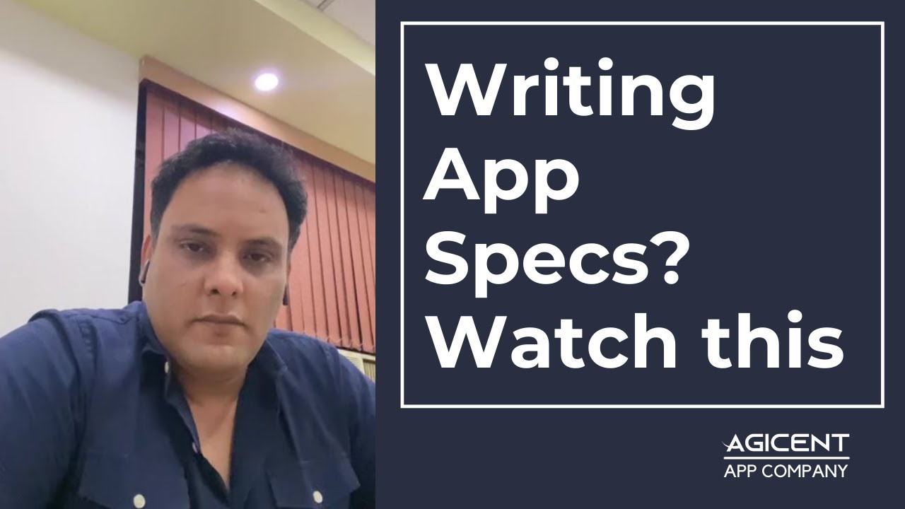 How to write App specifications, App specifications template? - YouTube
