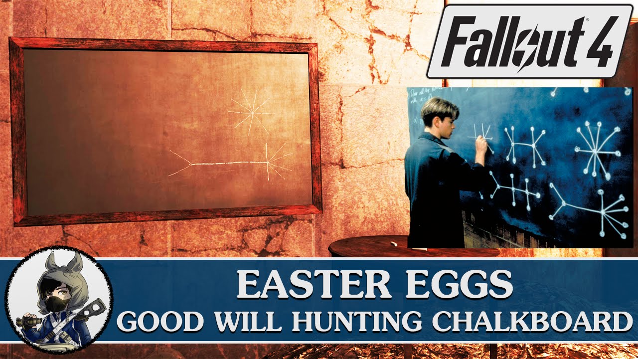 FALLOUT 4 Easter Eggs - Good Will Hunting Chalkboard - YouTube