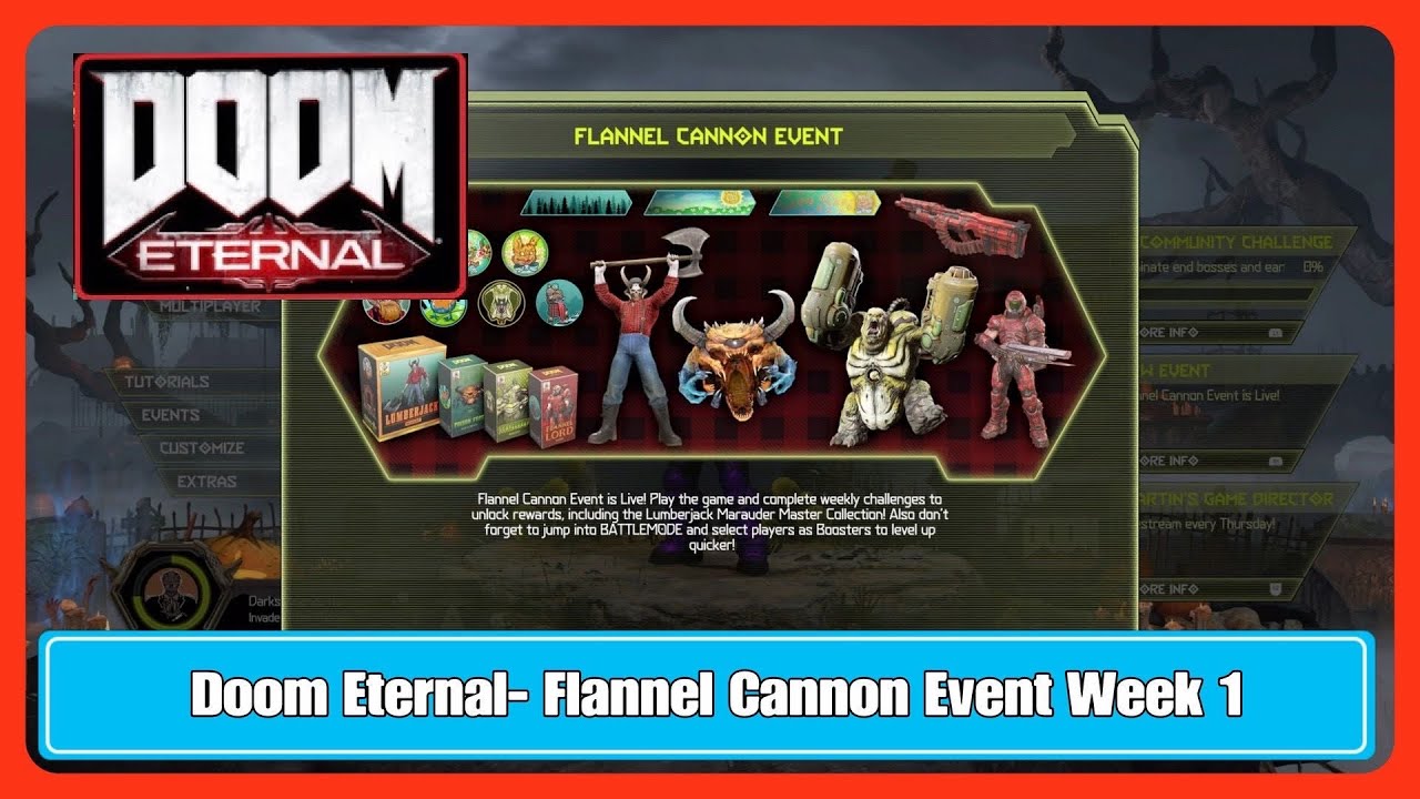 DOOM Eternal- Flannel Cannon Event Week 1 - YouTube