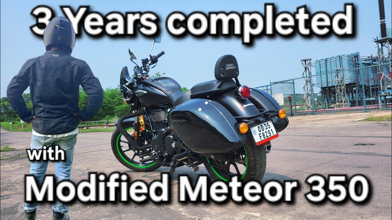 Three year review of Modified Meteor 350 - YouTube