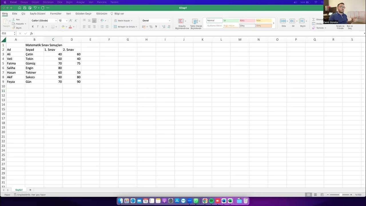 Basic Microsoft Office Excel Training - 1 - YouTube