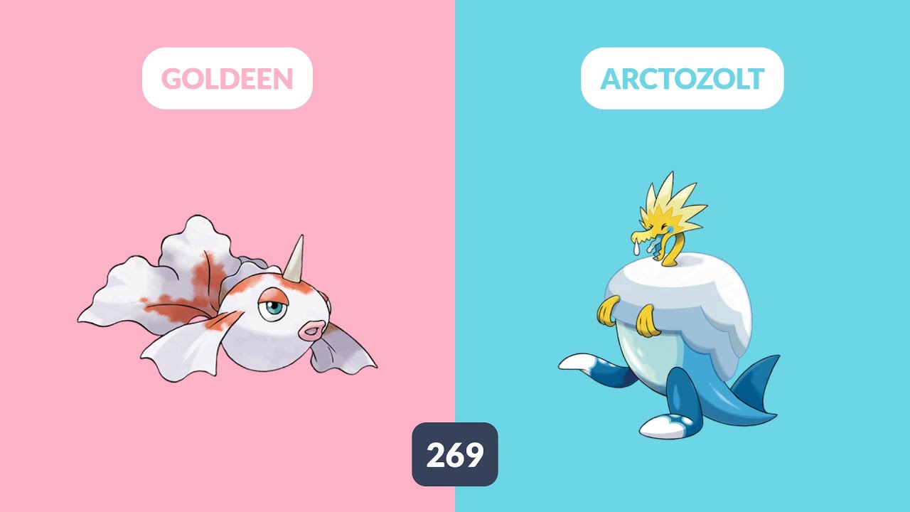 Pokemon & Card - Let's Play With Pokemon! Goldeen, Arctozolt, Shelgon ...