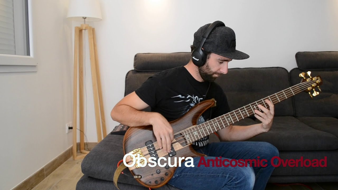 Obscura - Anticosmic Overload (Bass Cover) - YouTube