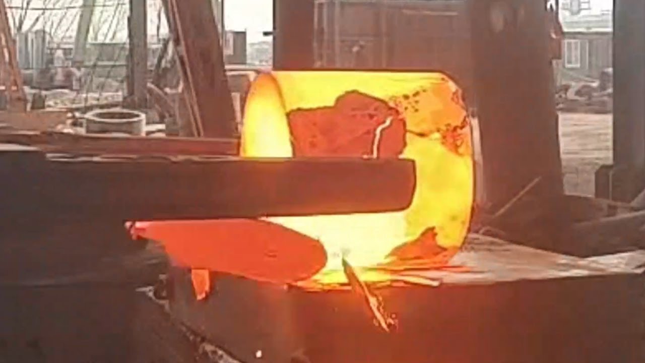 Steel forging , Extreme Dangerous Biggest Heavy Duty Hammer Forging ...