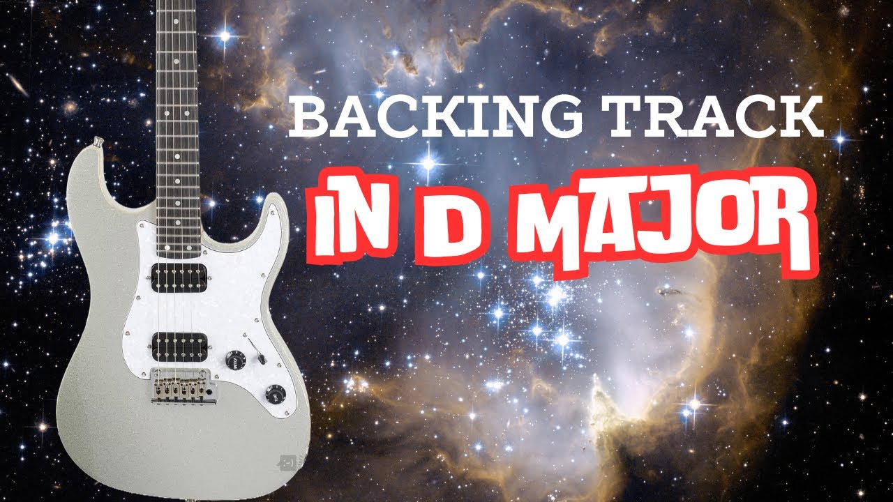 D Major (Mixolydian) Backing Track | 80 BPM Jam Track for Guitar - YouTube