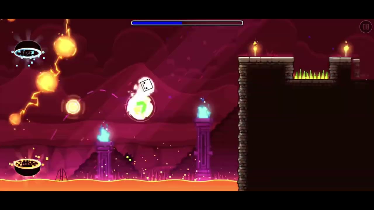 Geometry dash level dash finish - YouTube