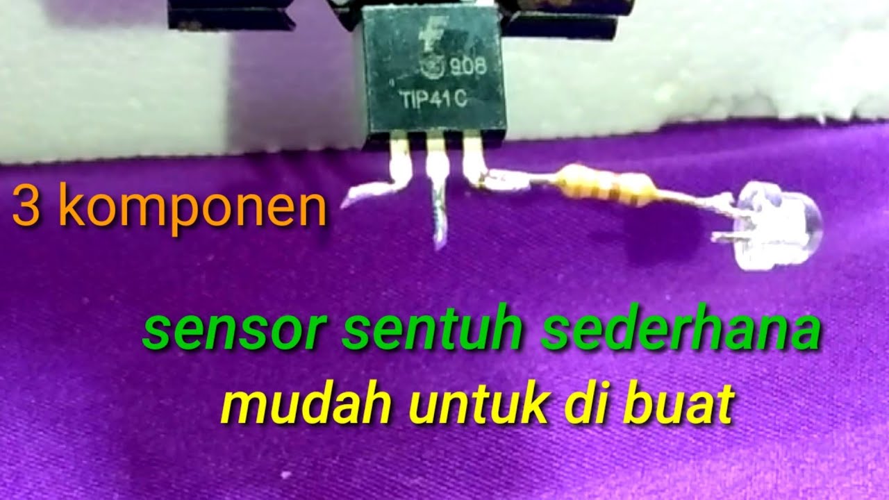 cara membuat sensor sentuh sederhana||SIMON {ytb tutorial} - YouTube