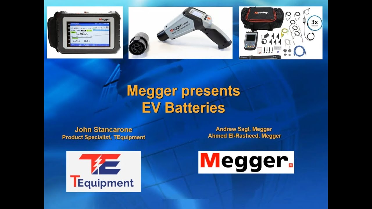 Megger EV Testing Webinar - YouTube