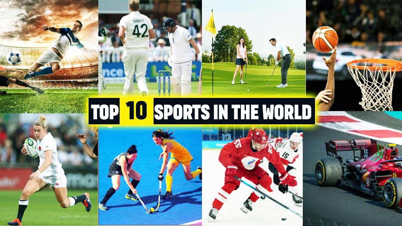 Top 10 Most Popular Sports in the World | Fast & Fun 1 Minute Breakdown ...