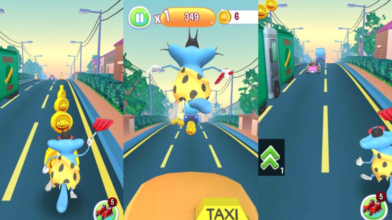 Oggy 3D Run - Free Runner Game (Part 2) - YouTube