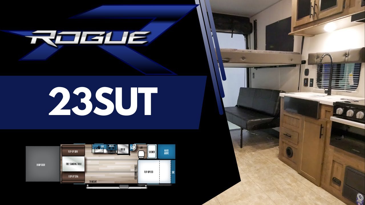 The 2023 Rogue 23SUT is a must see! #traveltrailer #widebody - YouTube