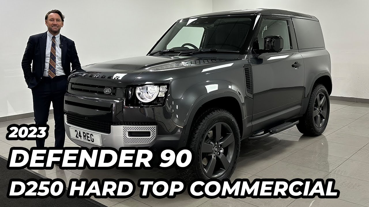 24 Reg Land Rover Defender 90 3.0 D250 Hard Top Commercial (3 Seat ...