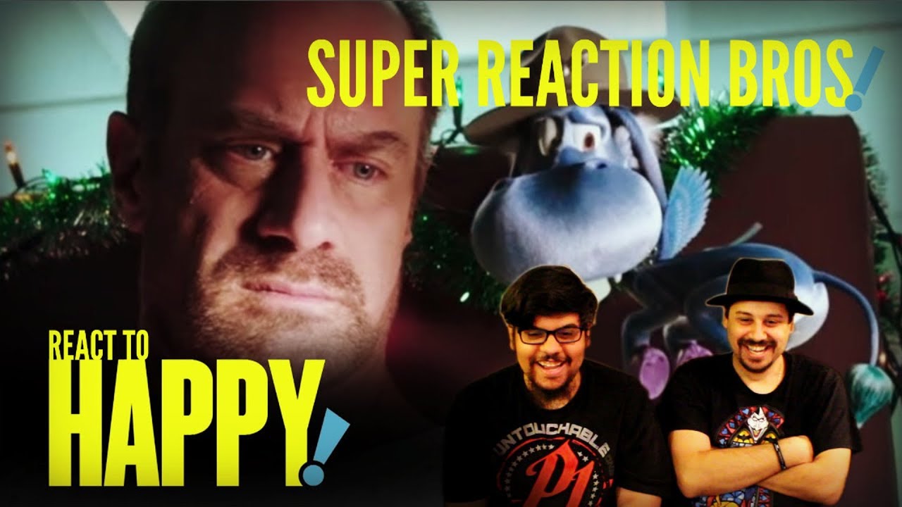 SUPER REACTION BROS REACT & REVIEW HAPPY! Official Trailer!!!! - YouTube