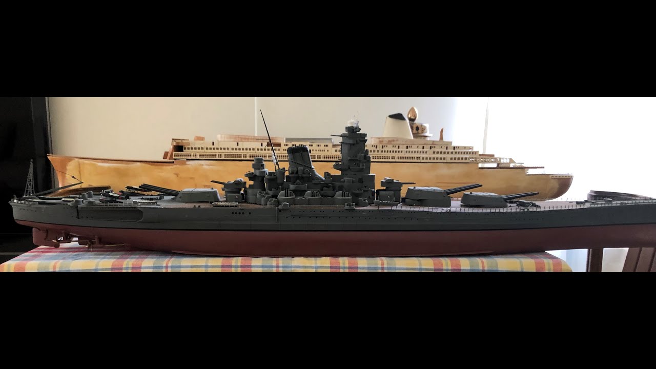 Nichimo Model Yamato 1:200 rc ready - YouTube