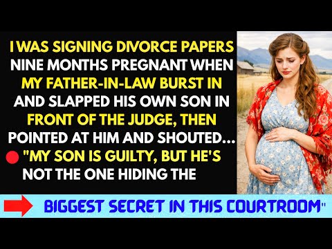 Pregnant Bride Signs Divorce Papers — Father-In-Law's Slap Exposes Shocking Secret