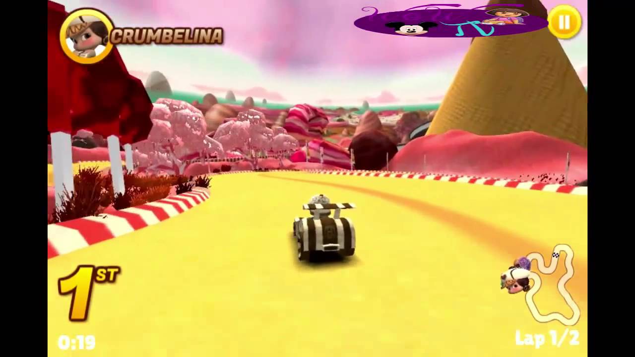 Wreck It Ralph Sugar Rush Speedway Online Game - YouTube