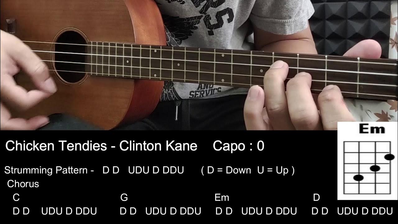 Clinton Kane - Chicken Tendies Ukulele Cover Tutorial with Chords ...