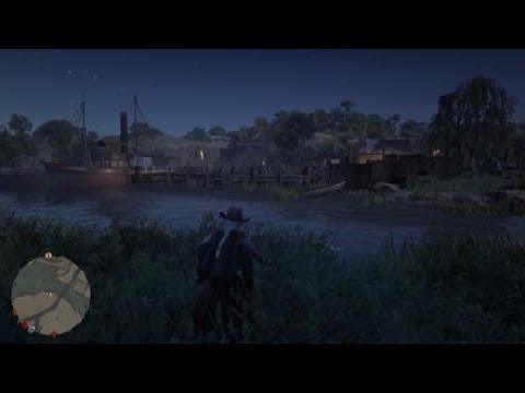 RDR2 Online; Driving a steamboat off a waterfall - YouTube