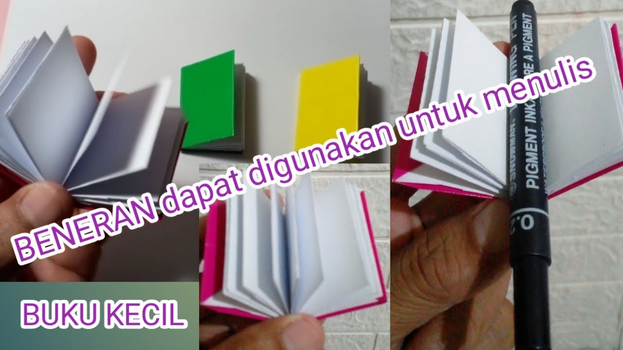 MINI BOOKS | BUKU KECIL | HOW TO MAKE MINI BOOKS - YouTube