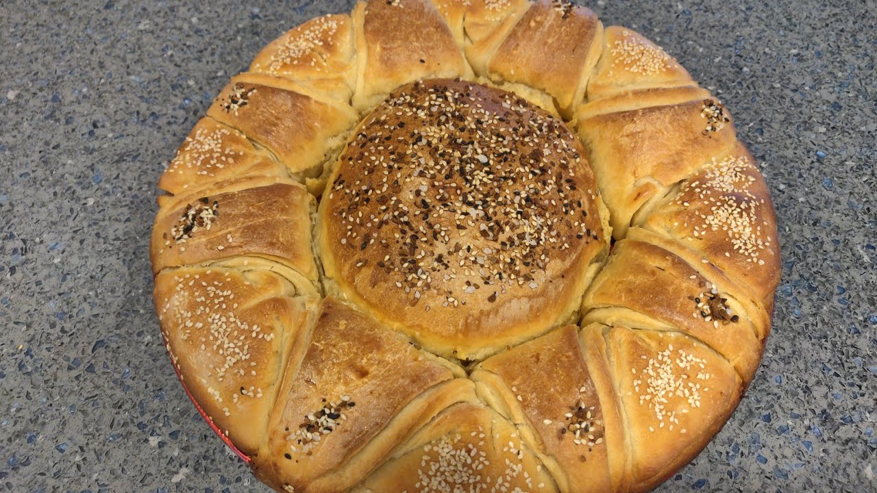 Ukrasice Vasu Ramazansku sofru!Pogaca sunce! - YouTube