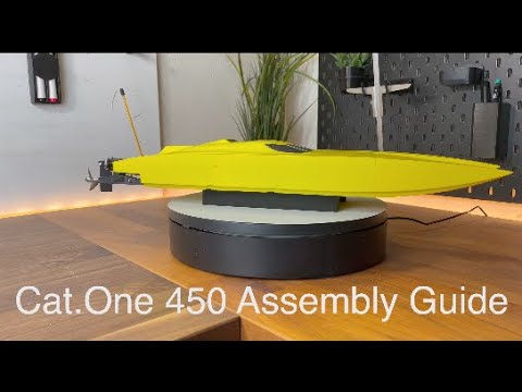 fully 3d printed Rc Catamaran cat.0ne 450 assembly - YouTube