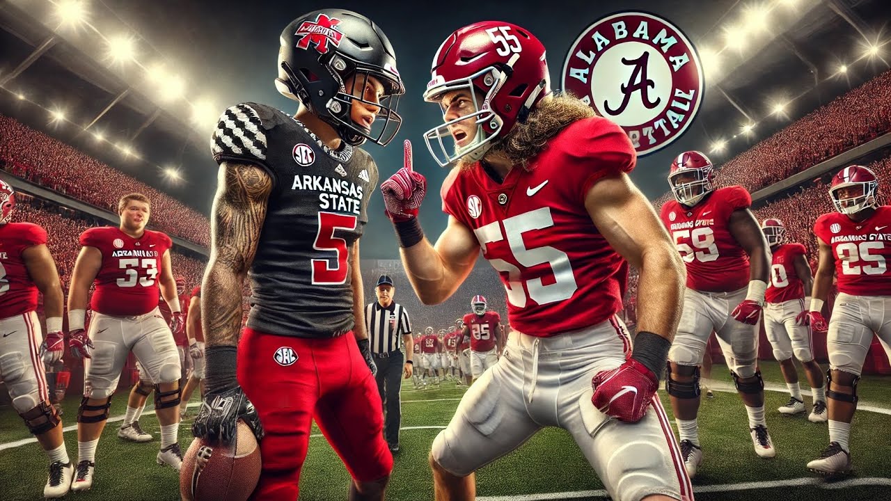 Fiery Showdown: Arkansas State Faces Off Against Alabama’s Trash Talker ...