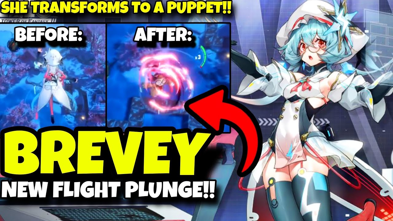 BREVEY FLIGHT PLUNGE TECH!! She Transforms and Can Maneuver Easily ...